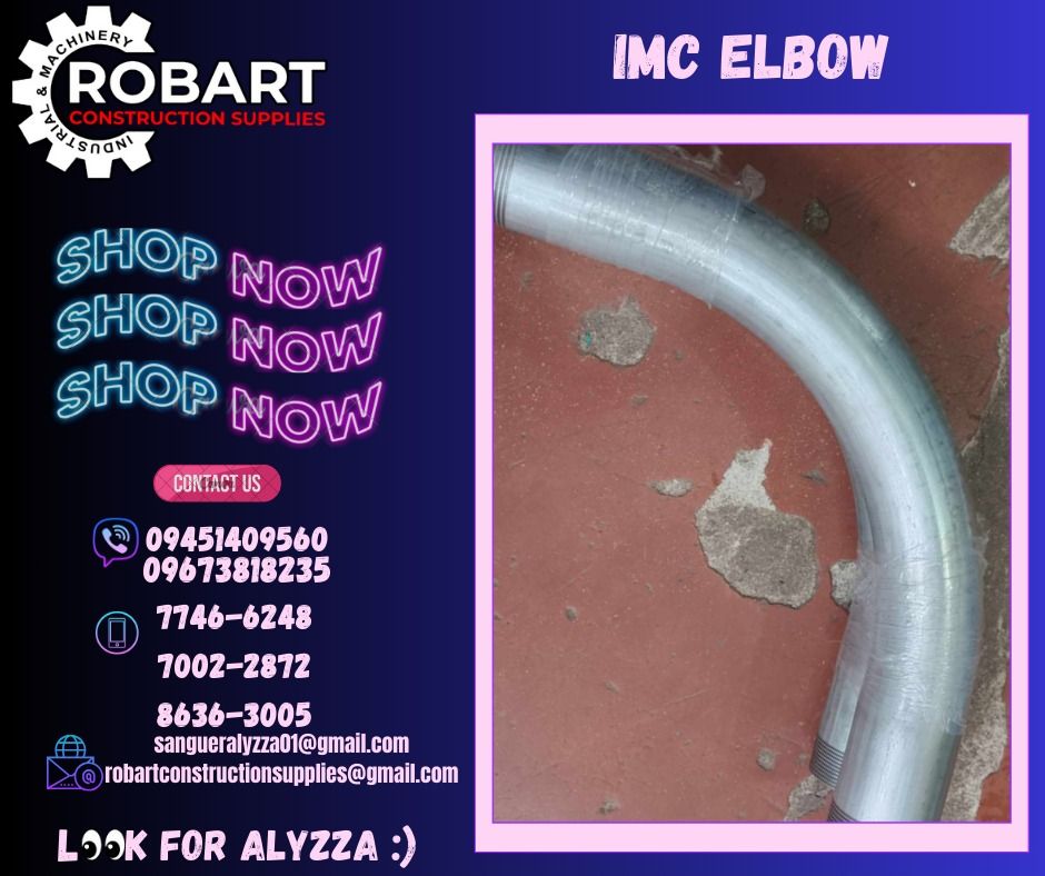 imc elbow, Commercial & Industrial, Construction Tools & Equipment on ...