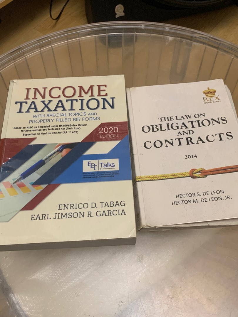 Income Taxation - Tabag 2020, Hobbies & Toys, Books & Magazines ...