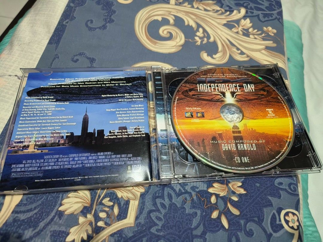 Independence Day (Complete Original Motion Picture Soundtrack) 2-CD Set ...