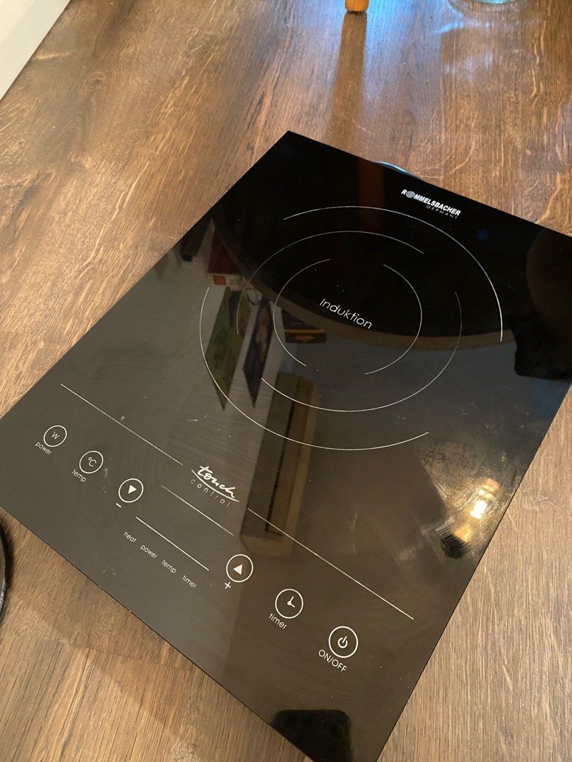 Induction Cooker (Rommelsbacher) in Black, TV & Home Appliances ...