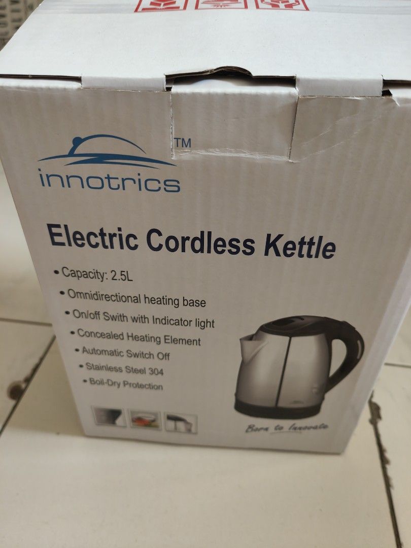 Innotrics CK-1802BA 2.5L Cordless Kettle Model: CK-1802BA (220V ...