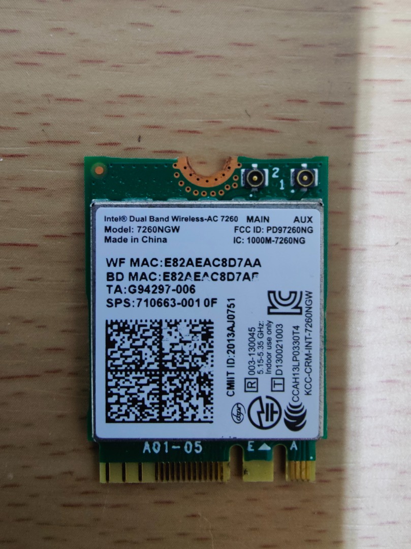 Intel Wireless Ac Ngw M Wifi Carousell