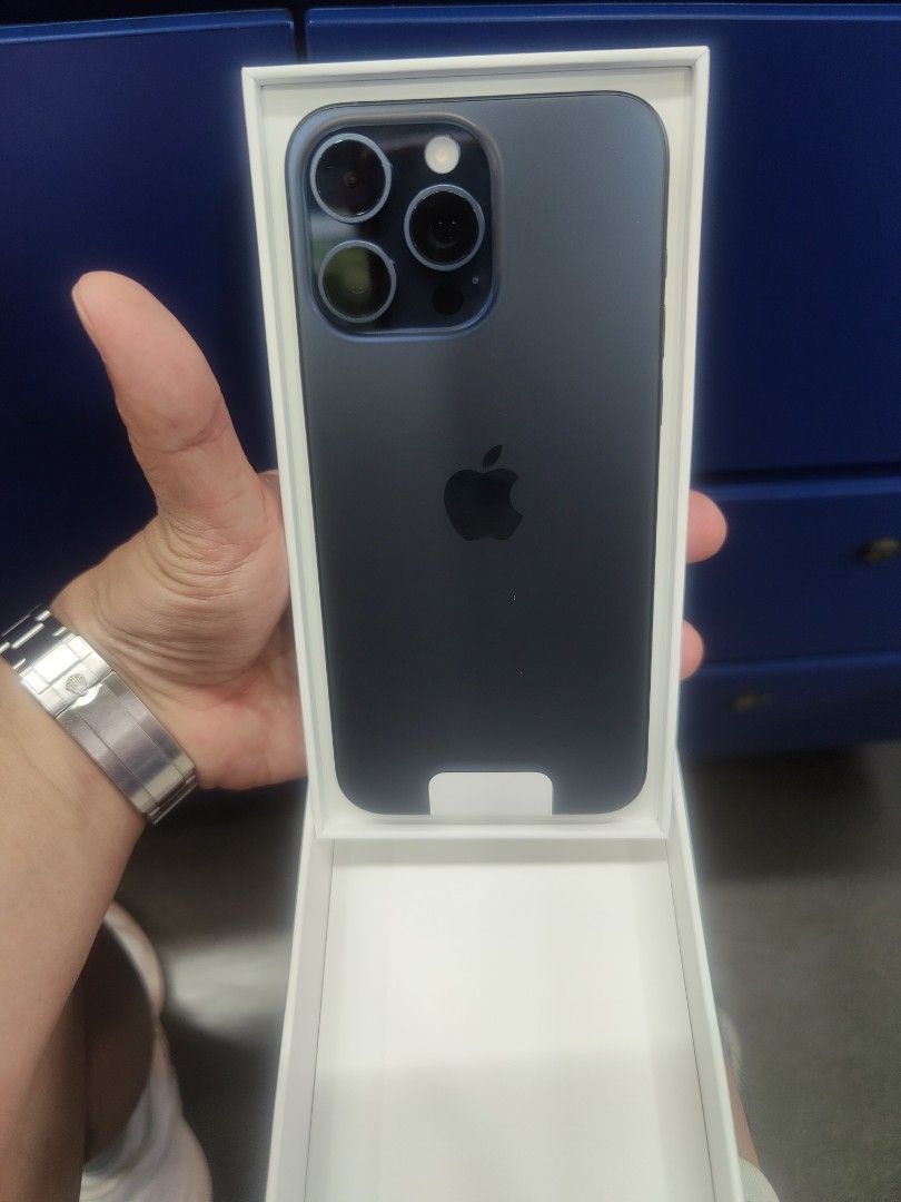 Iphone 15 pro max 1TB titanium blue, Mobile Phones & Gadgets, Mobile ...