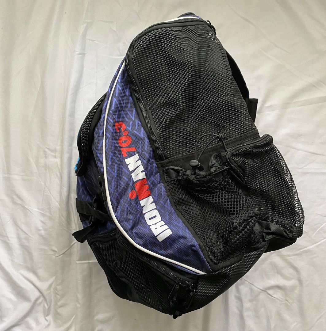 Ironman 70.3 Davao Blue “Life is Here” Camping Triathlon Backpack Bag ...