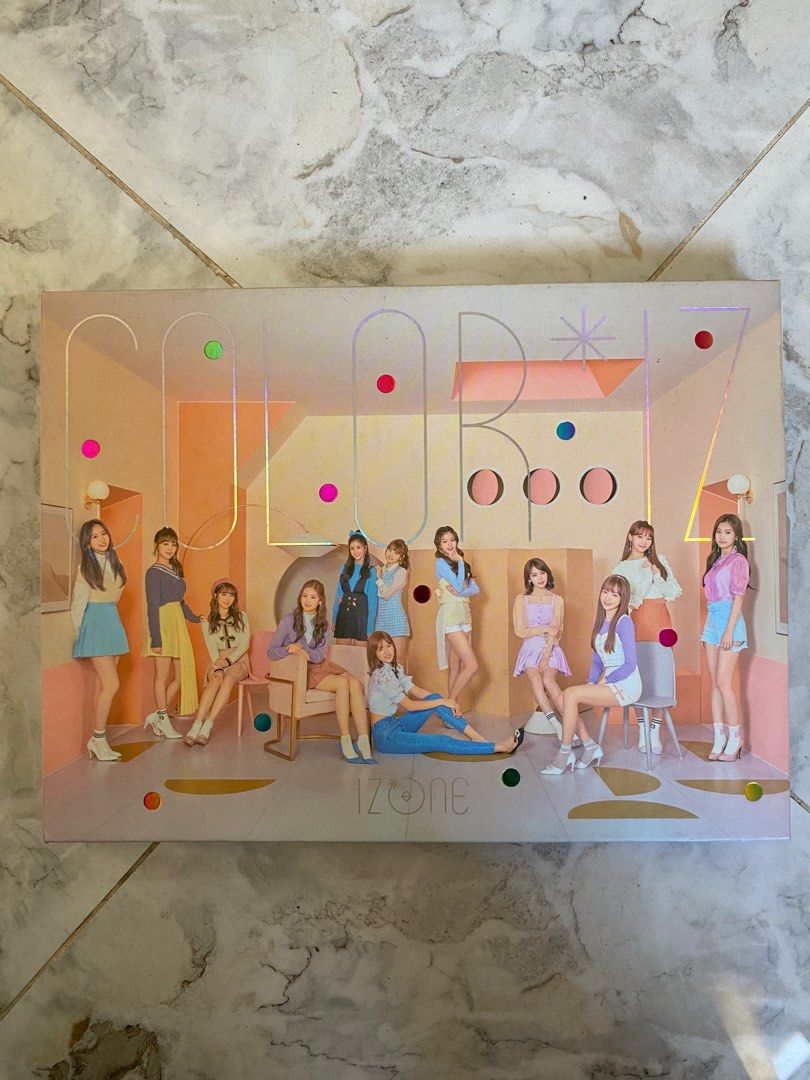 IZONE COLOR IZ 1ST MINI ALBUM Unsealed with Minju, Hitomi+Chaeyeon ...