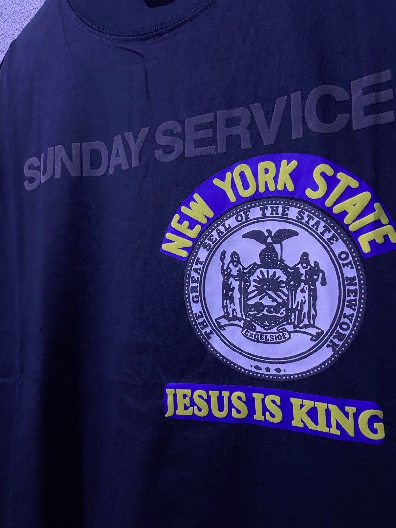Jesus is king sunday service yzy x cpfm Tee, Men's Fashion, Tops & Sets ...
