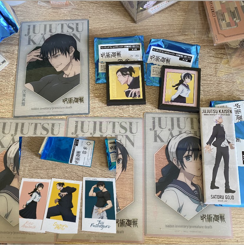 JJK hidden inventory premature death gojo toji geto exhibition goods ...