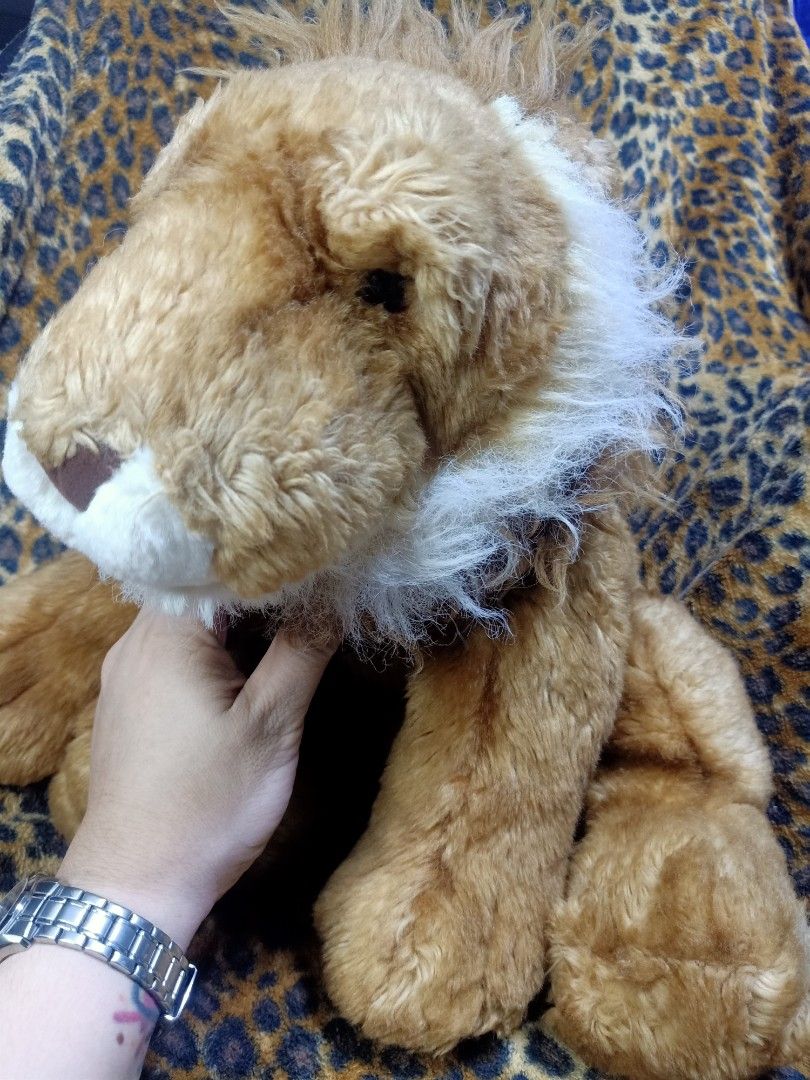 JUMBO SIZE KEEL TOYS REALISTIC LION SIMPLY SOFT COLLECTION PLUSH ...