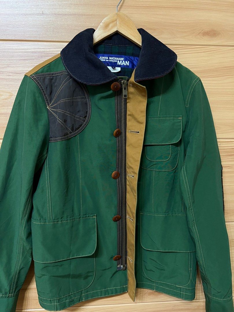 Junya Watanabe x Comme des Garcons Coverall Elbow Patch Jacket, Men's ...