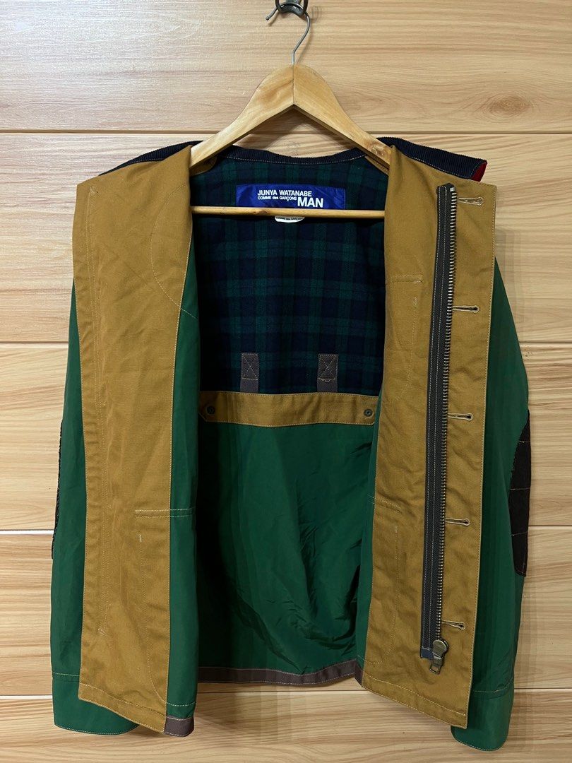 Junya Watanabe x Comme des Garcons Coverall Elbow Patch Jacket, Men's ...