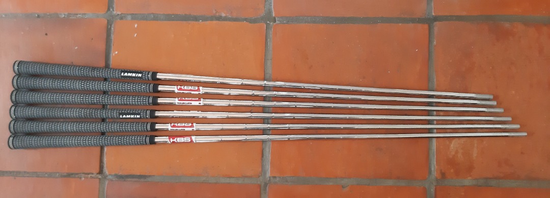 KBS Tour Lite Regular 95 grams (set of 6 shafts from 5 iron to PW ...
