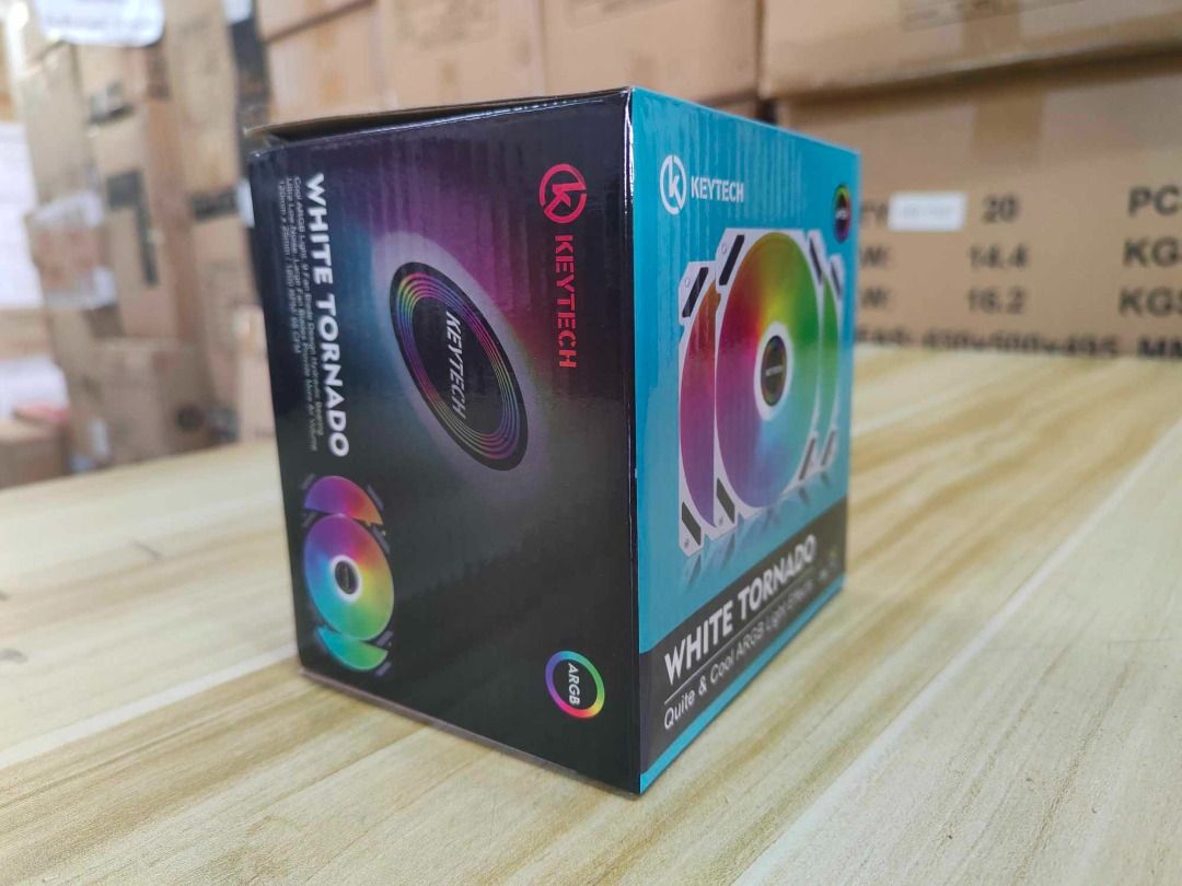 KEYTECH WHITE TORNADO, Computers & Tech, Parts & Accessories, Computer ...