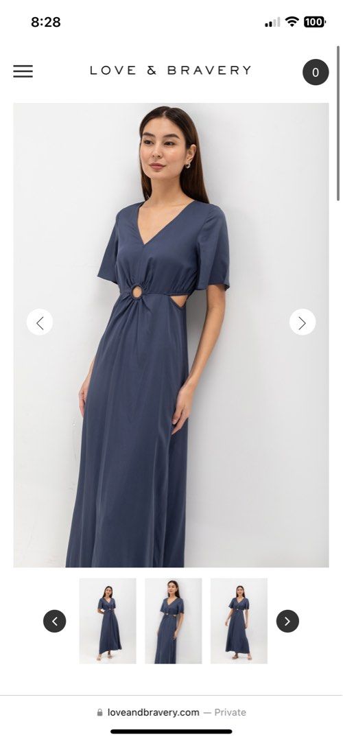 KIRAA TENCEL CUT OUT MAXI DRESS, Women's Fashion, Dresses & Sets ...