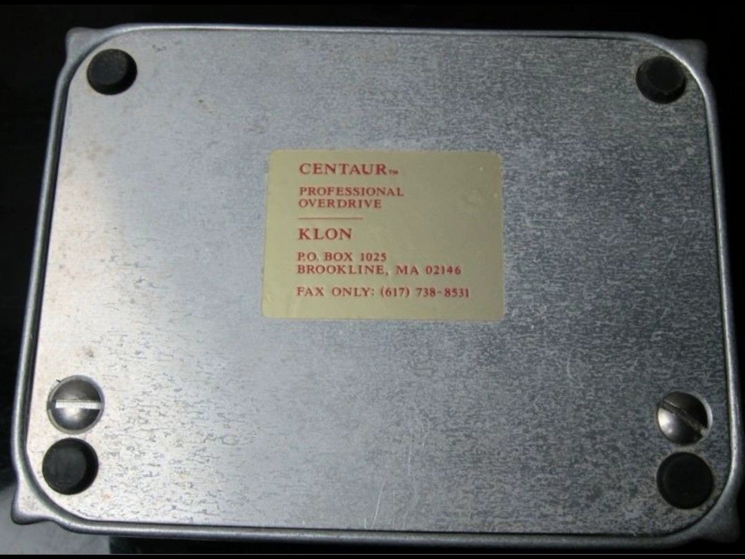 Klon Centaur Gold long/short tail /Silver effector, Hobbies & Toys ...