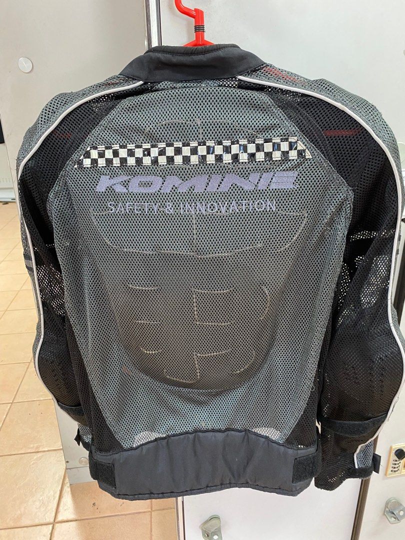 Komine Riding Protection Jacket, Motorcycles, Motorcycle Apparel on Carousell