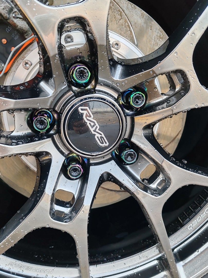 KYO-EI Racing Composite R40 iCONIX Wheel Lock Nuts! Anti Theft Nut ...