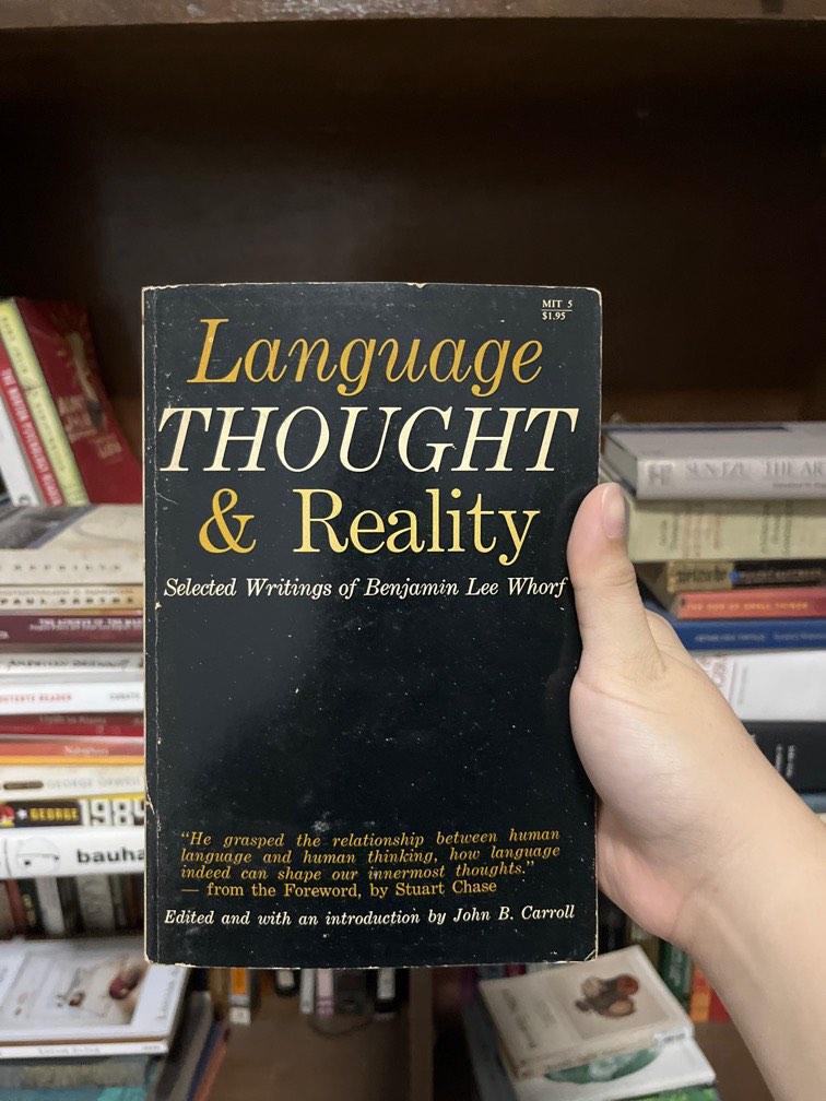 Language, Thought, and Reality by Benjamin Lee Whorf, Hobbies & Toys ...