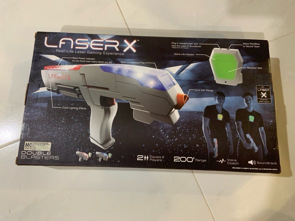 LaserX Double Blasters and Gaming Tower, Hobbies & Toys, Toys & Games ...