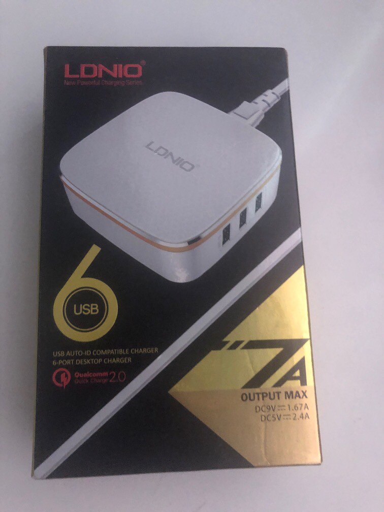 LDNIO USB Charger 6 Ports, Mobile Phones & Gadgets, Mobile & Gadget ...