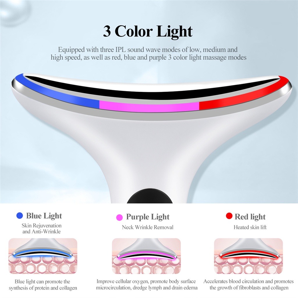 LED Phototherapy Beauty Device to Remove Nasolabial Folds Neck Beauty ...