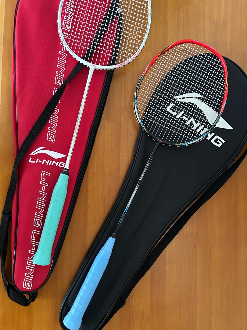 Offering 1 pairs of New Li Ning Badminton Rackets, Sports Equipment ...