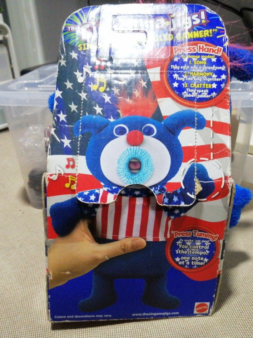 Limited edition Sing a ma jigs! 4th of july, Hobbies & Toys, Toys ...