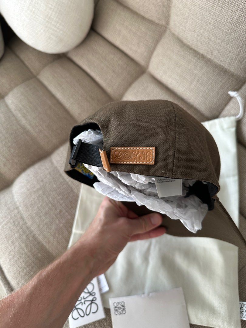 Loewe Green Cap, Men's Fashion, Watches & Accessories, Caps & Hats on ...