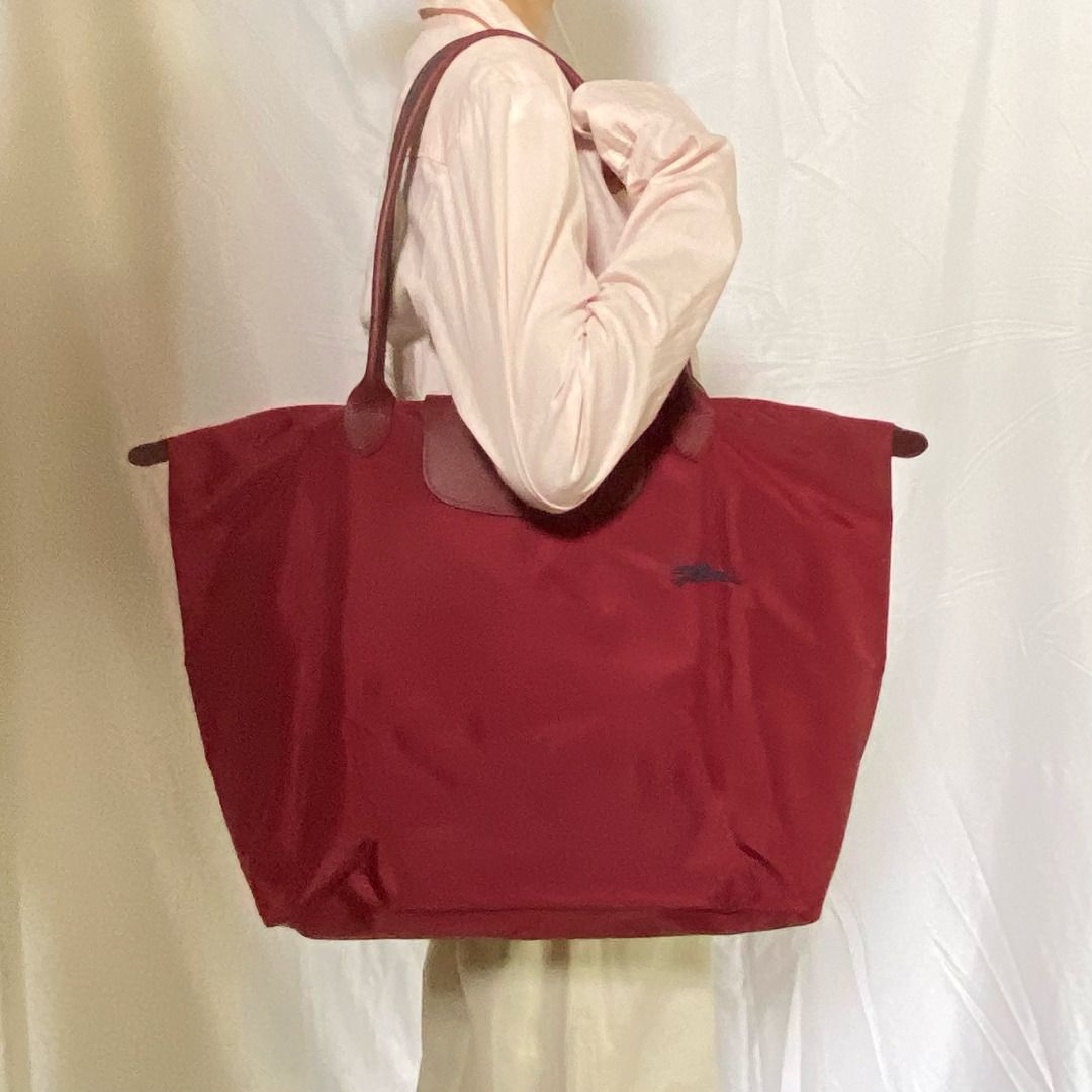Longchamp Le Pliage “Shopping” Modele Depose Red Large Foldable ...