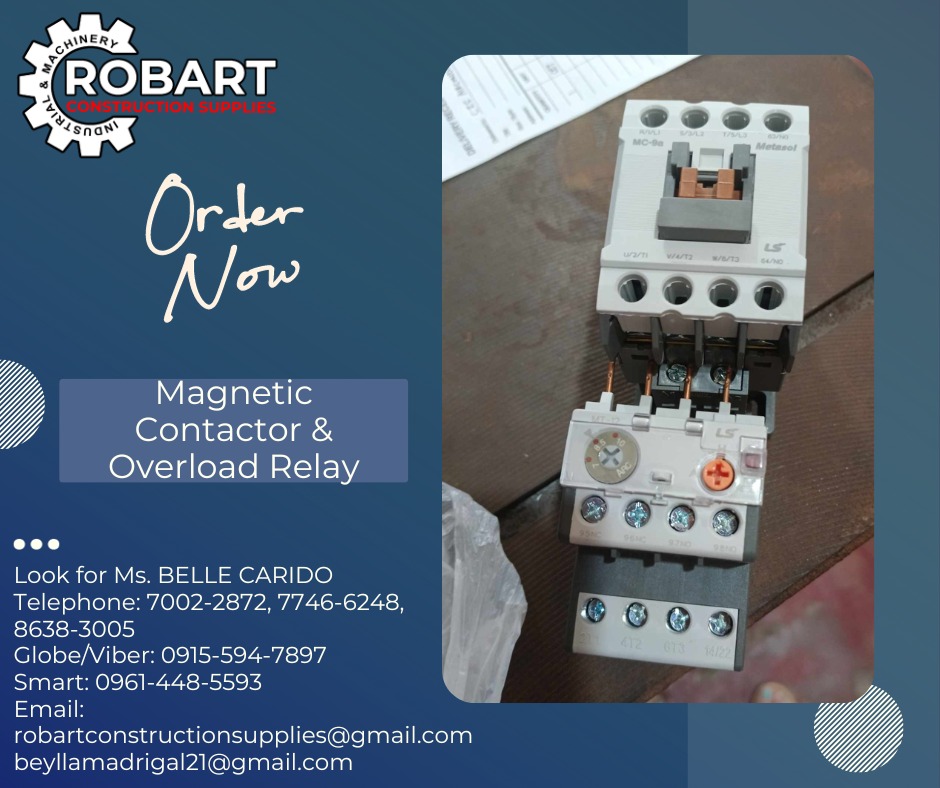Magnetic Contactor And Overload Relay Commercial And Industrial