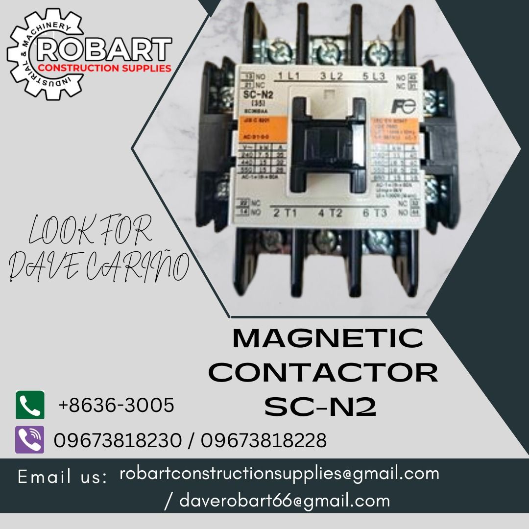 MAGNETIC CONTACTOR SC-N2, Commercial & Industrial, Construction Tools ...