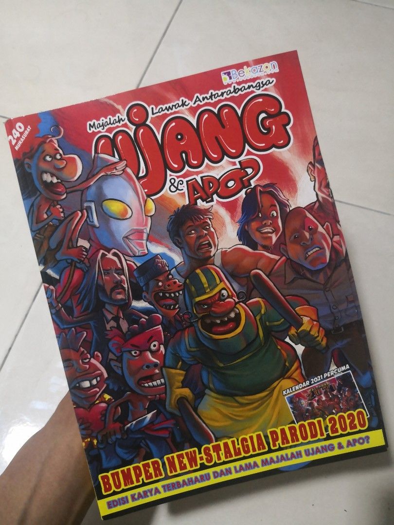 Majalah ujang & Apo Free kalendar 2021, Hobbies & Toys, Books ...