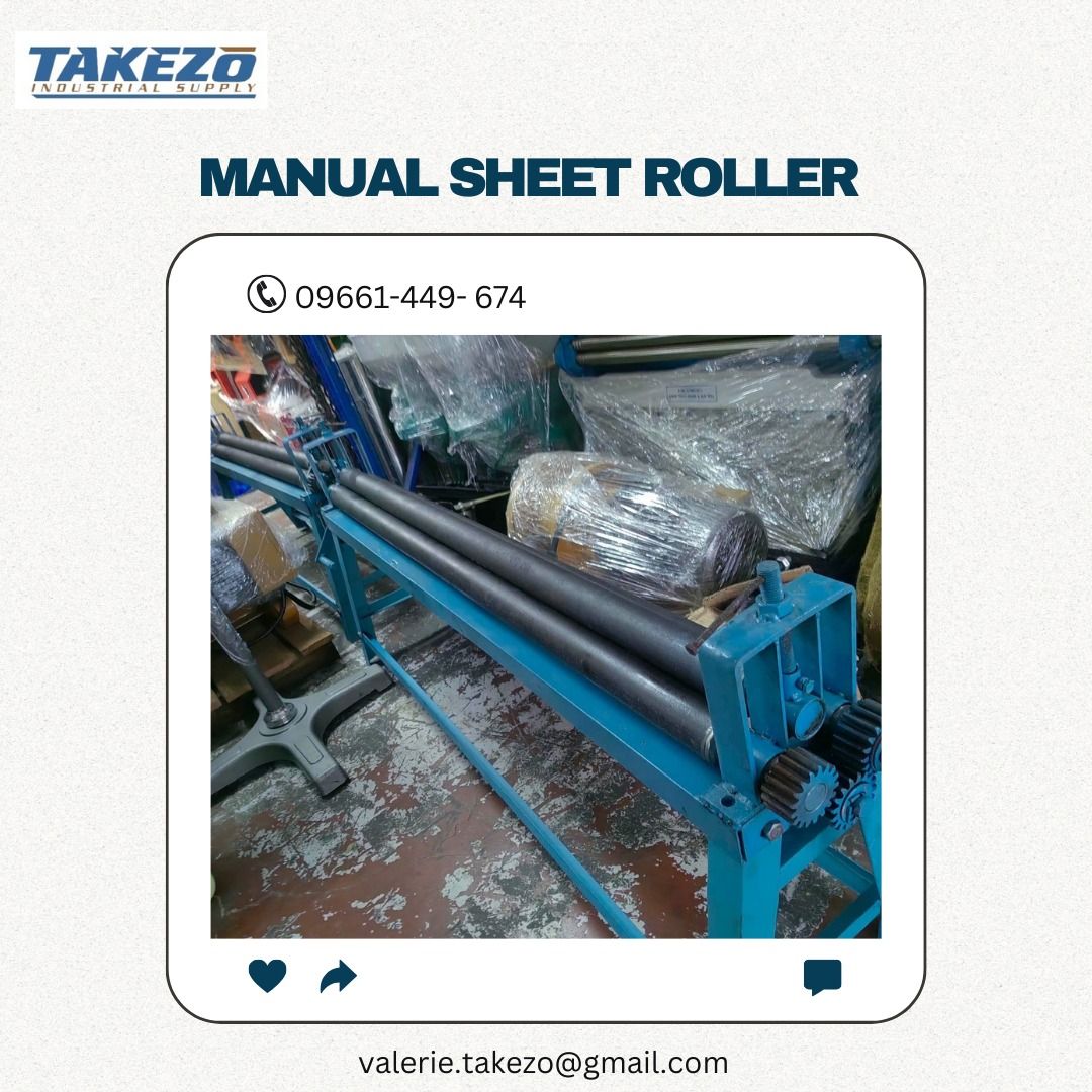 MANUAL SHEET ROLLER, Commercial & Industrial, Industrial Equipment on ...