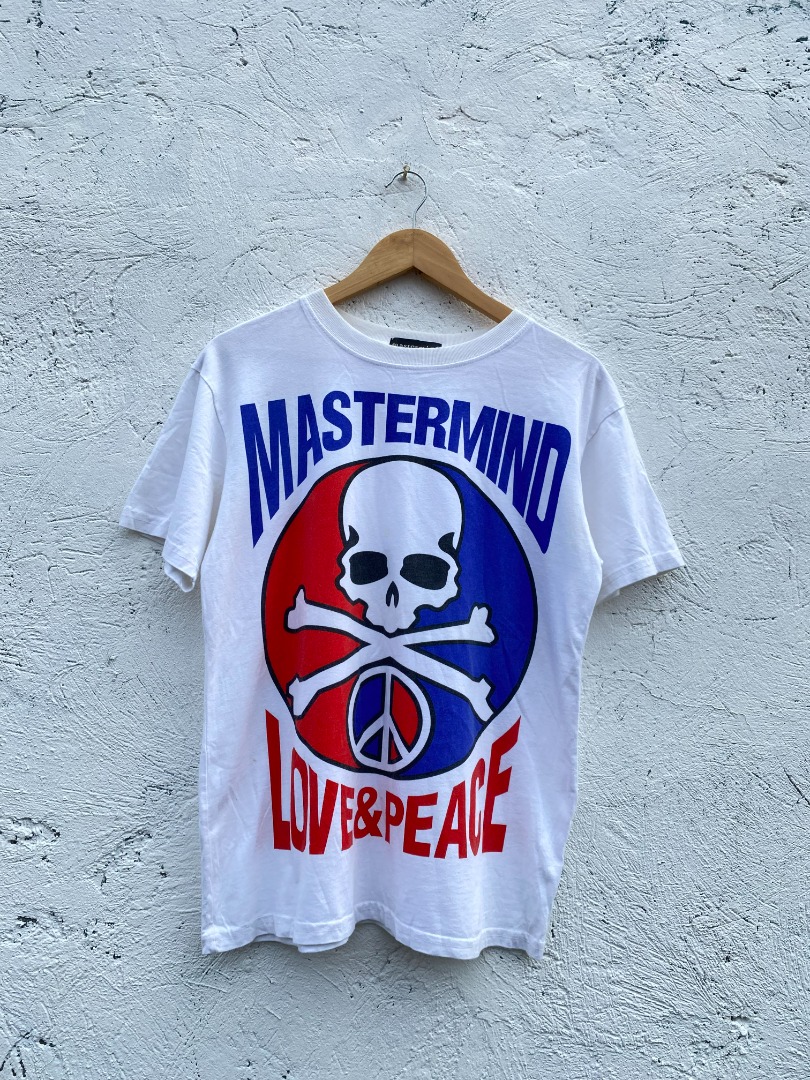 mastermind japan LOVE & PEACE, Men's Fashion, Tops & Sets, Tshirts & Polo Shirts on Carousell