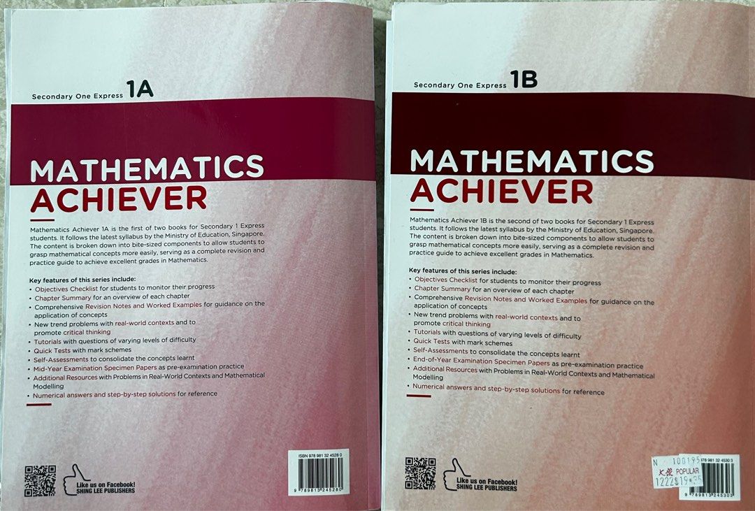 Mathematics Achiever Sec 1 Express, Hobbies & Toys, Books & Magazines ...
