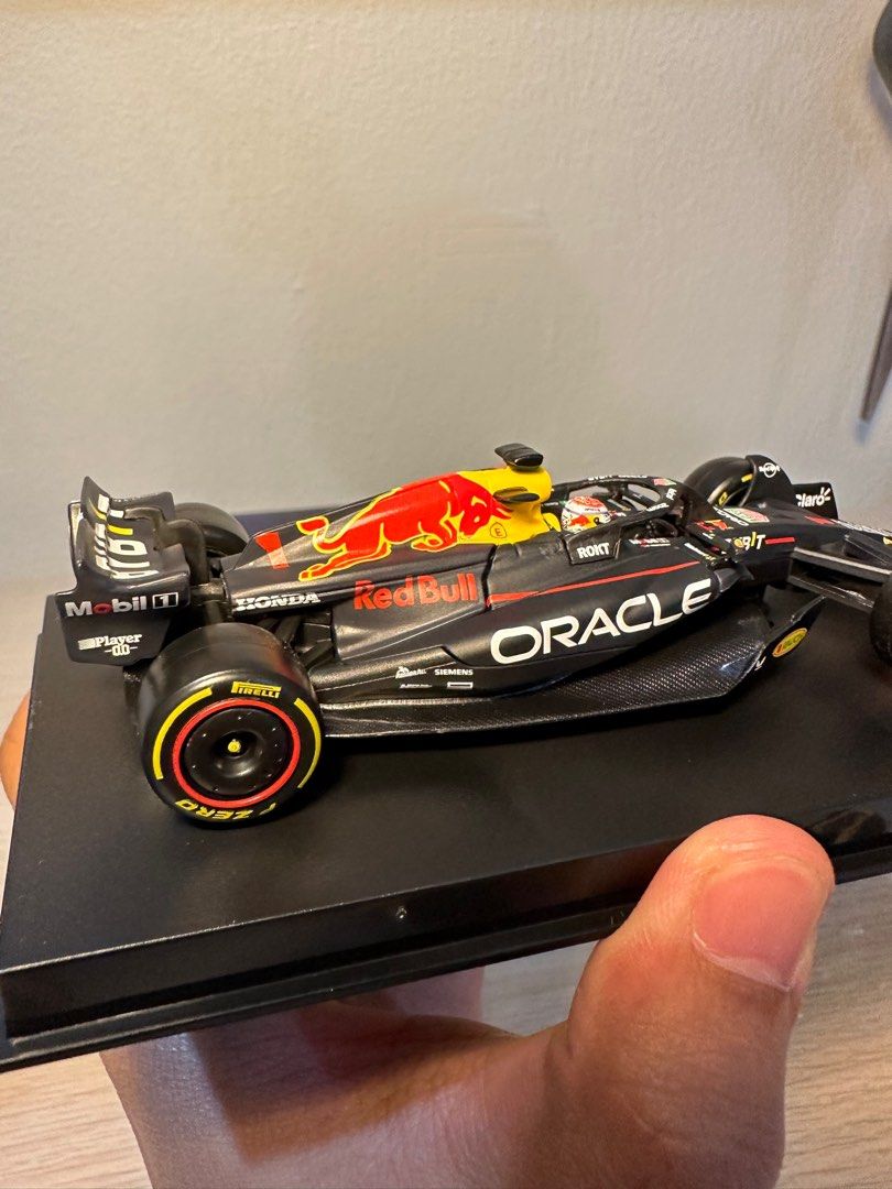 Max Verstappen RedBull Red Bull 2023 RB19 Acrylic Box Display Scale ...