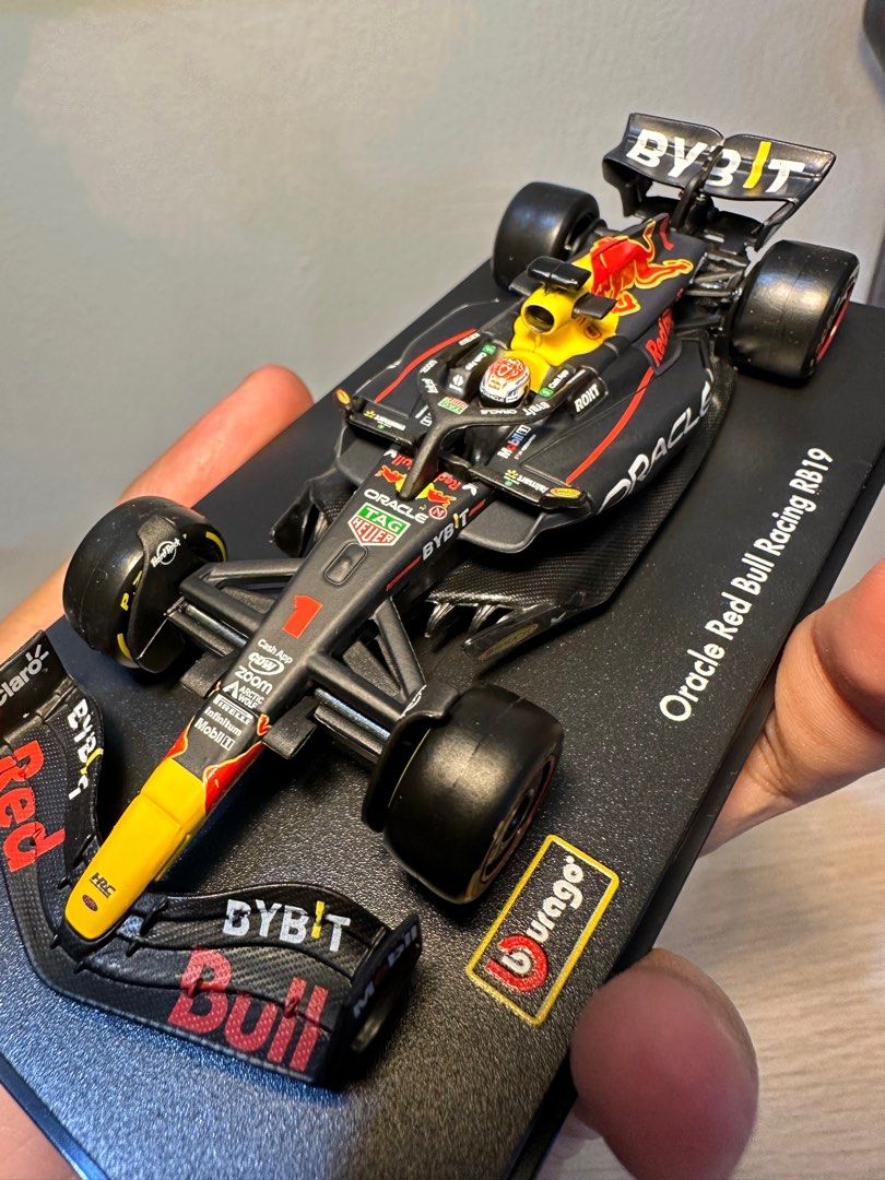 Max Verstappen RedBull Red Bull 2023 RB19 Acrylic Box Display Scale ...