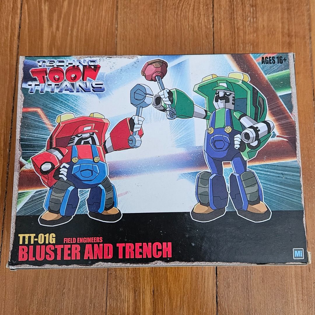 Mech Ideas TTT-01G Bluster (Huffer) and Trench (Pipes) TFcon Exclusive ...