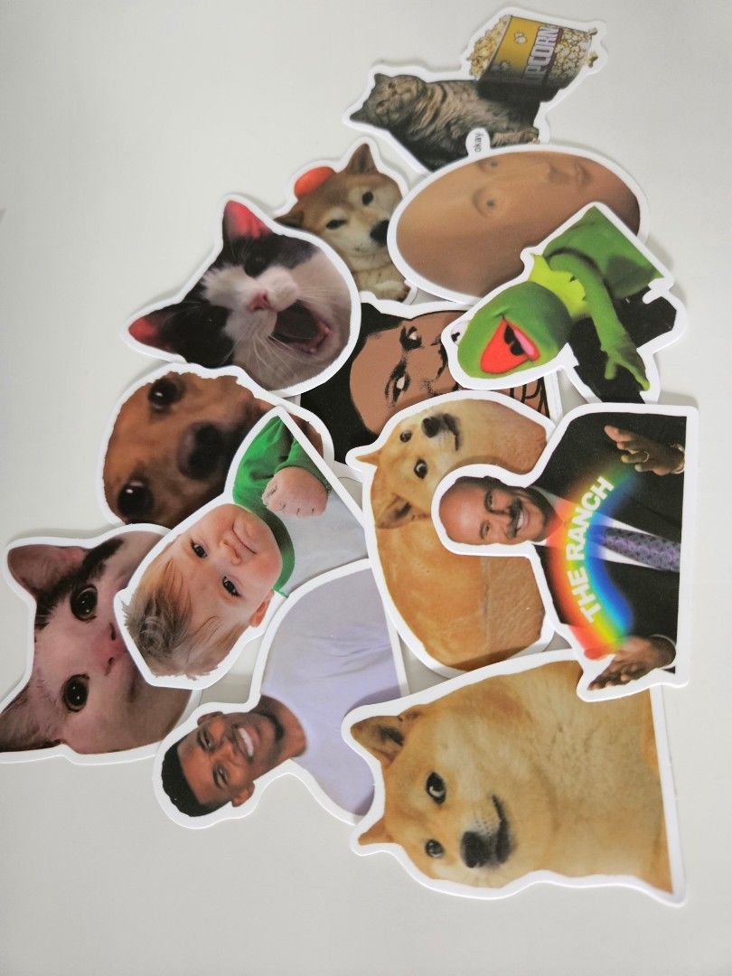 Meme stickers, Hobbies & Toys, Stationery & Craft, Other Stationery ...