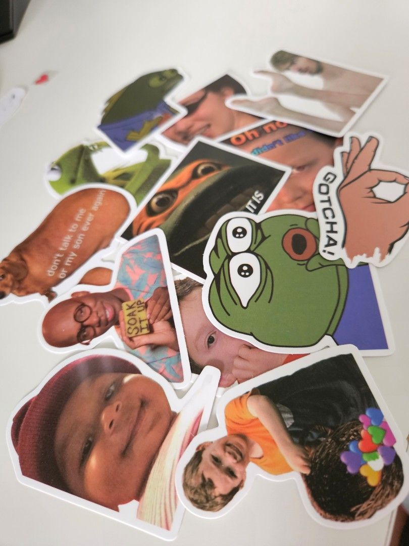 Meme stickers, Hobbies & Toys, Stationery & Craft, Other Stationery ...