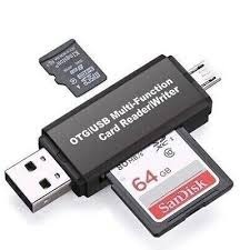 Memory Cards Reading Device Micro USB OTG to USB 2.0 Adapter SD Card ...