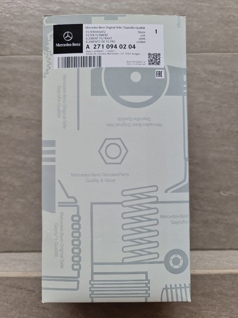 Mercedes-Benz Air filter A2710940204, Car Accessories, Accessories on ...