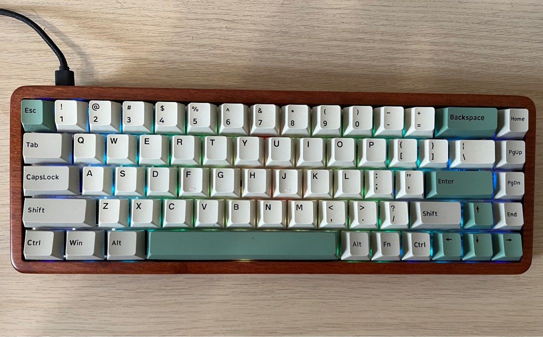 Mesh 65% mechanical keyboard, Computers & Tech, Parts & Accessories ...