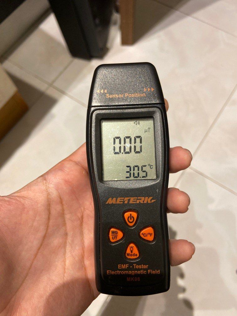 Meterk EMF tester - electro magnetic field, Everything Else on Carousell