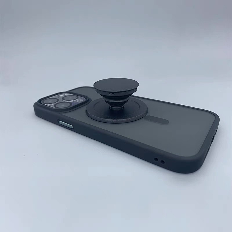 Metisinno MagSafe grip ( black/ pink glitter), Mobile Phones & Gadgets, Mobile & Gadget ...