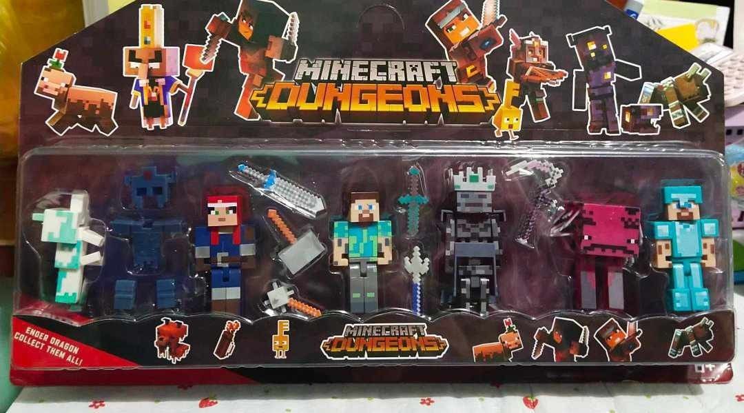 Minecraft Dungeon Action Figure Set Toys, Hobbies & Toys, Toys & Games ...