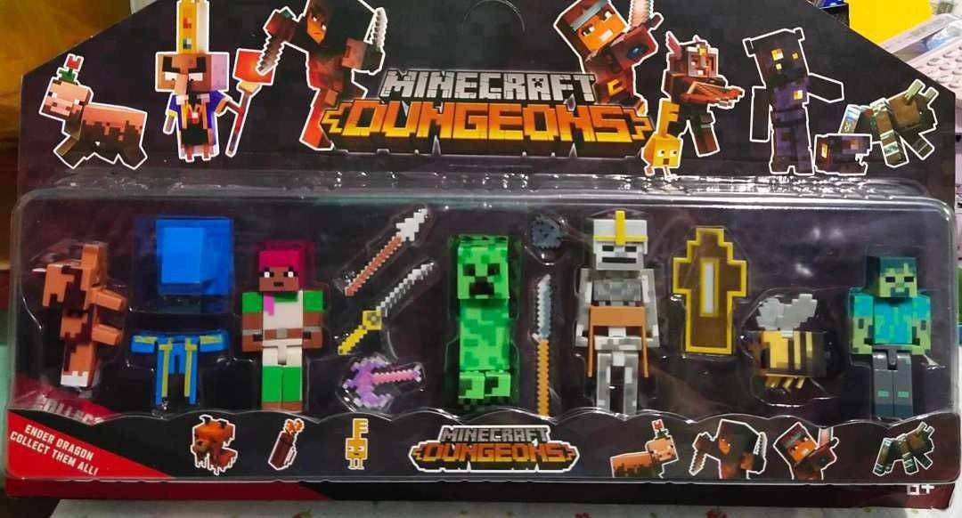 Minecraft Dungeon Action Figure Set Toys, Hobbies & Toys, Toys & Games ...