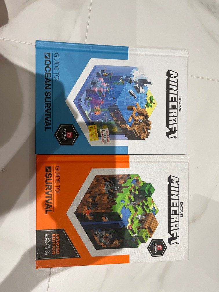 Minecraft guide books, 興趣及遊戲, 書本 & 文具, 小說 & 故事書 - Carousell