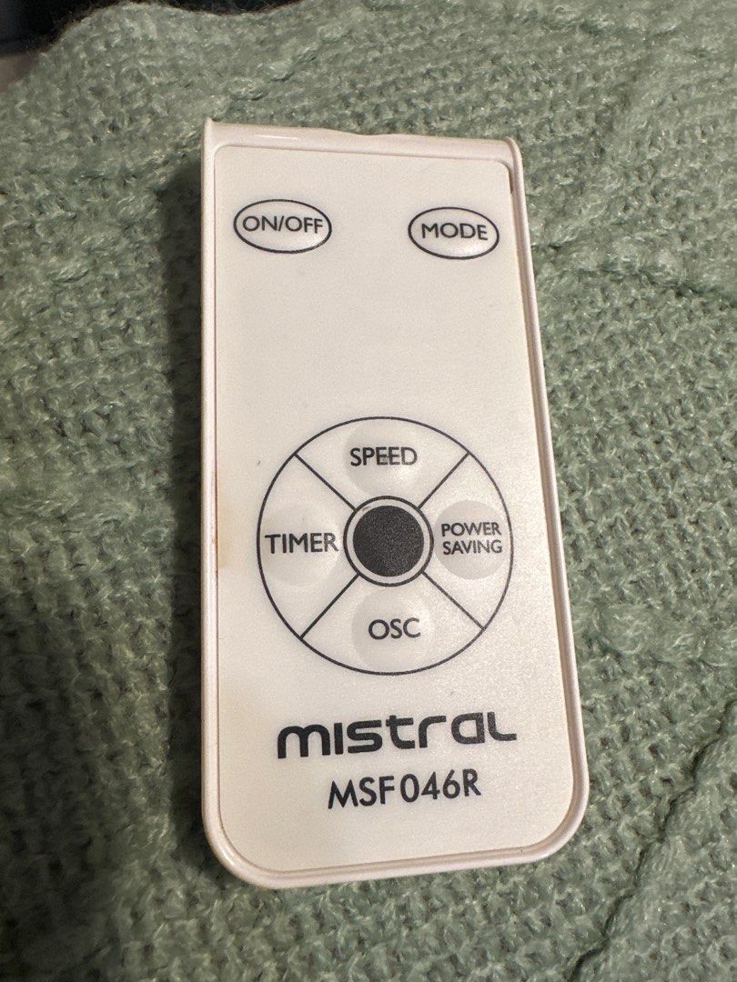 Mistral standing fan with remote, Furniture & Home Living, Lighting ...