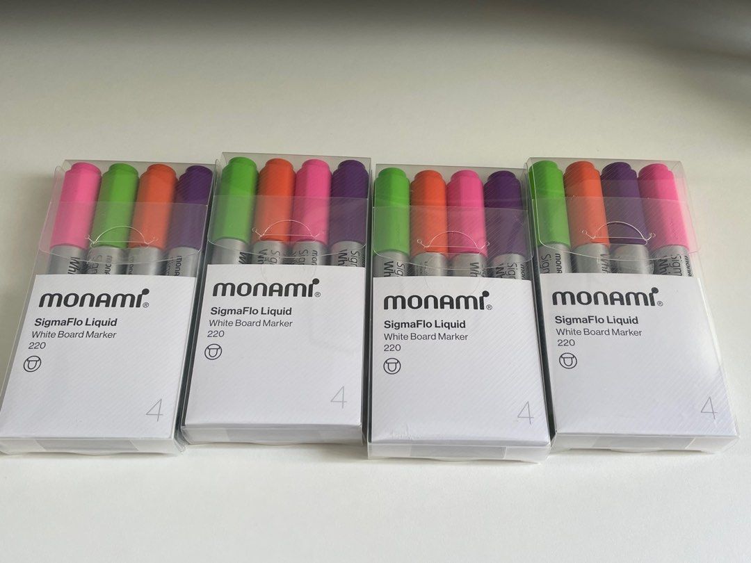 Monami SigmaFlo Liquid Colour White Board markers, Hobbies & Toys ...