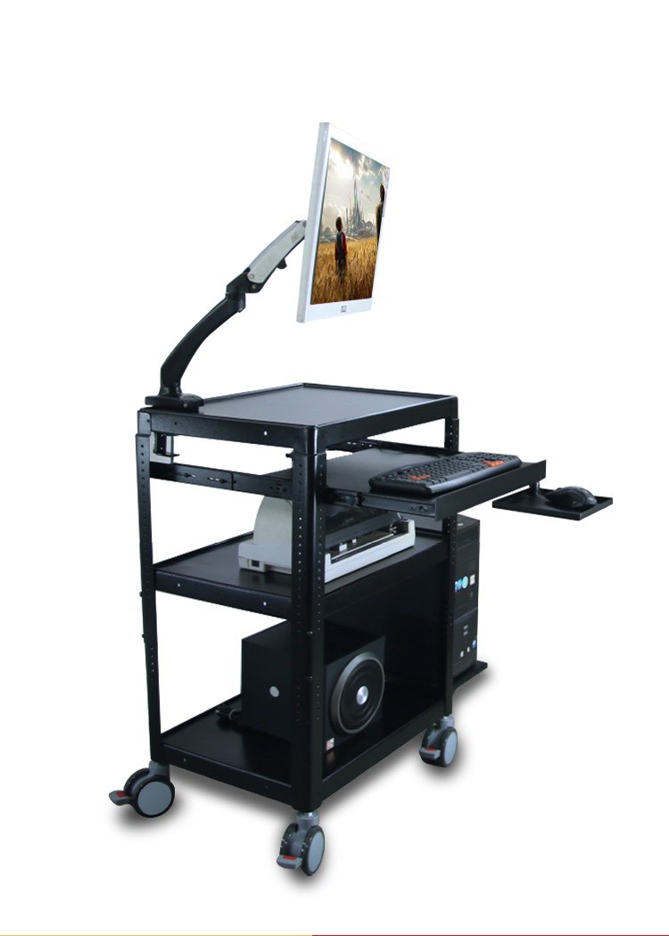 Monitor laptop mobile cart, Furniture & Home Living, Furniture, Shelves ...